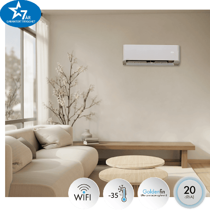 Animair Omega 40 | Toppmodell | Velg varmepumpe fra Klimaekspertene